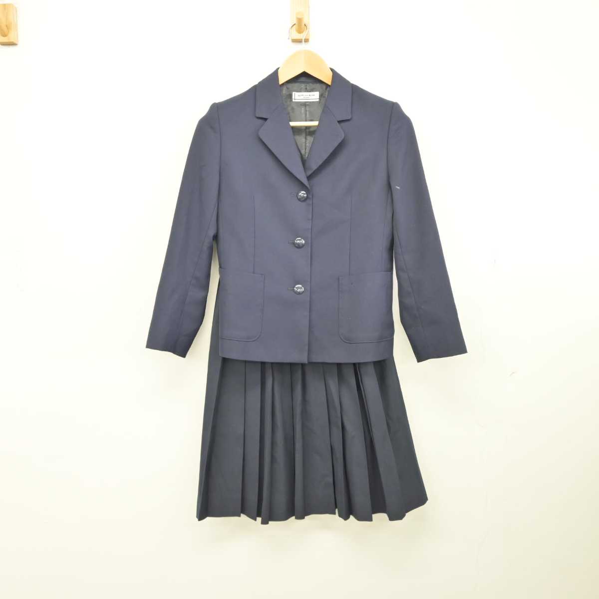 【中古】埼玉県 与野南中学校 女子制服 3点(体操服 上・ベスト・スカート)sf039619 中古制服通販パレイド