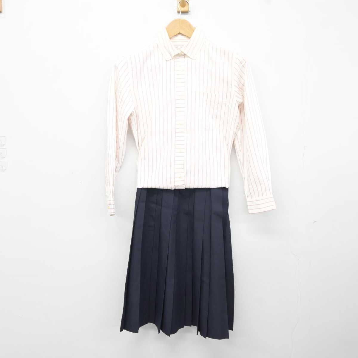 【中古】広島県 広島井口高等学校 女子制服 3点(シャツ・スカート)sf039807 中古制服通販パレイド
