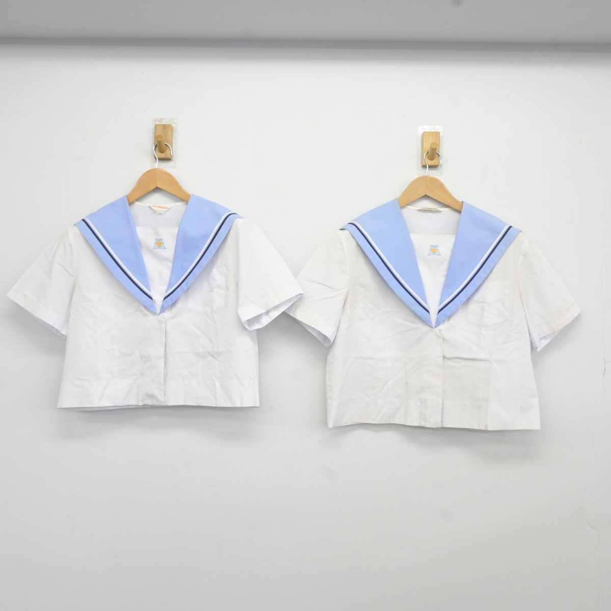 【中古】千葉県 貝塚中学校 女子制服 2点（セーラー服・セーラー服）sf039817 中古制服通販パレイド