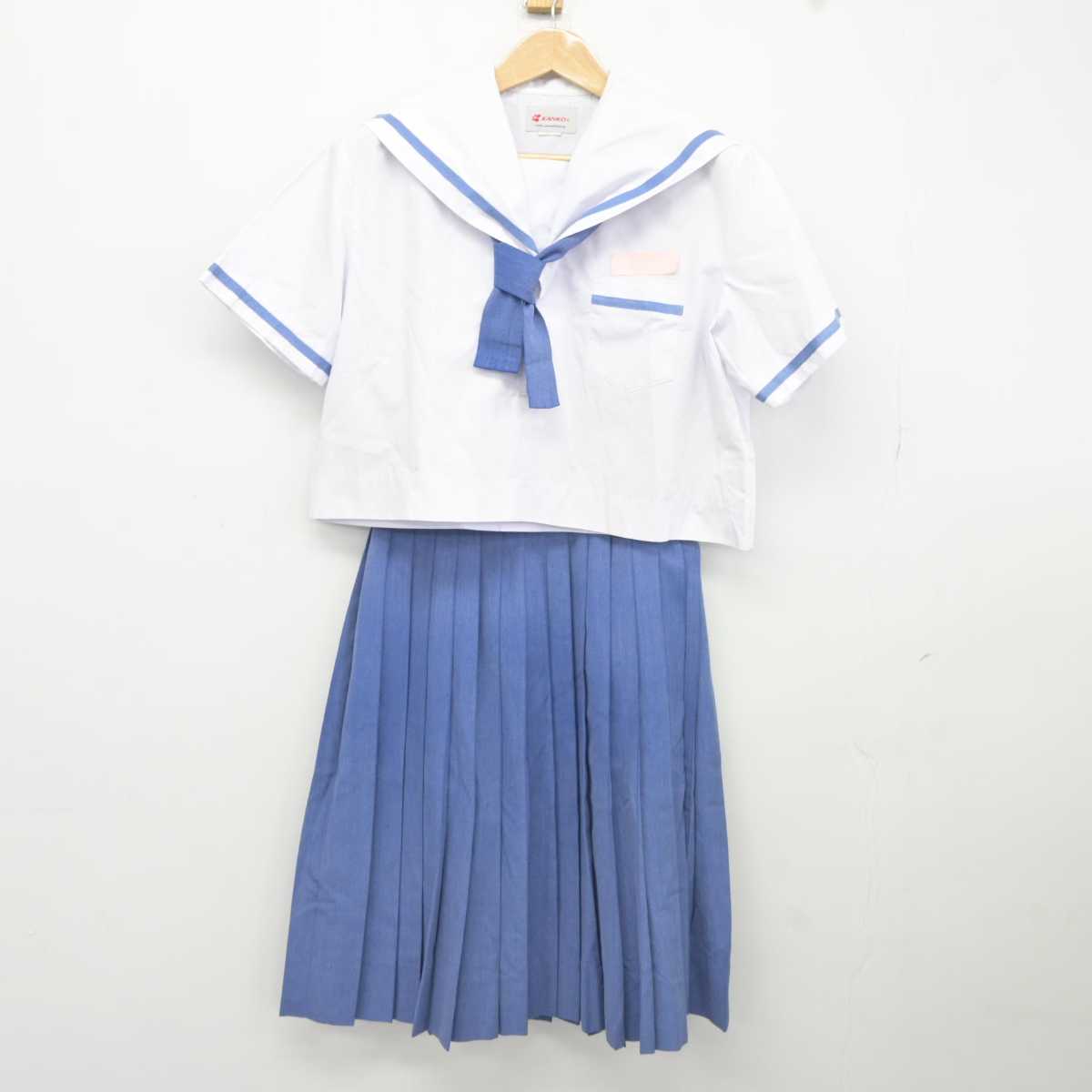 【中古】沖縄県 玉城中学校 女子制服 4点（セーラー服・スカート）sf039820 中古制服通販パレイド