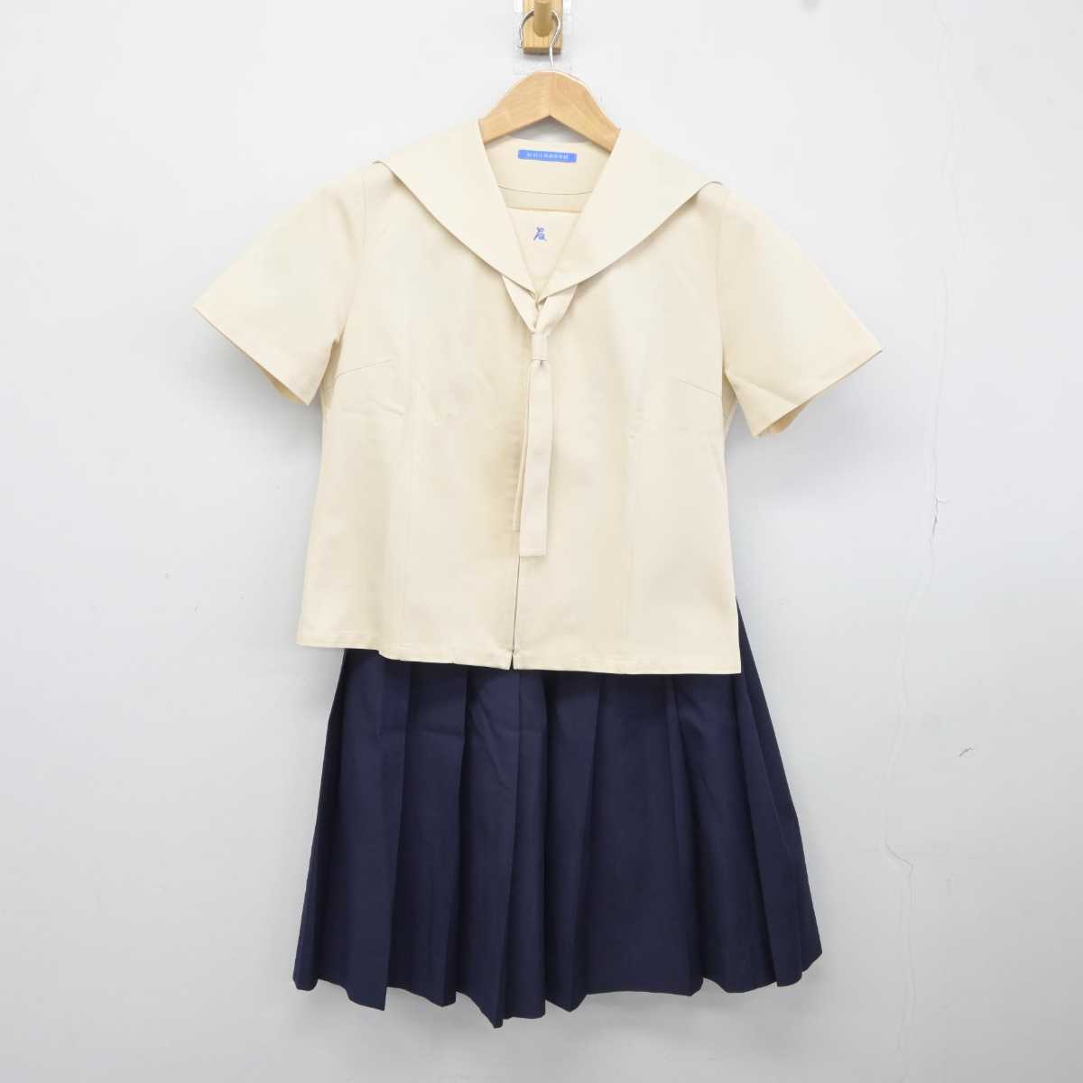 【中古】新潟県 新潟江南高等学校 女子制服 3点（セーラー服・スカート）sf039846 中古制服通販パレイド