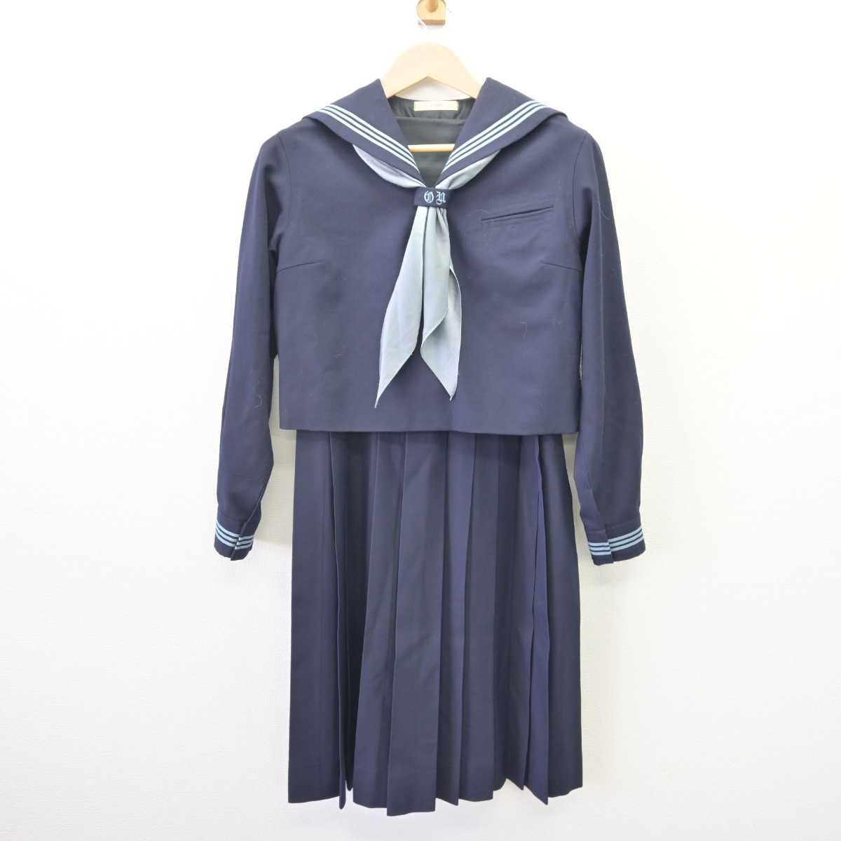 【中古】東京都 大妻中野中学校 女子制服 3点 (セーラー服・ジャンパースカート) sf068956 | 中古制服通販パレイド