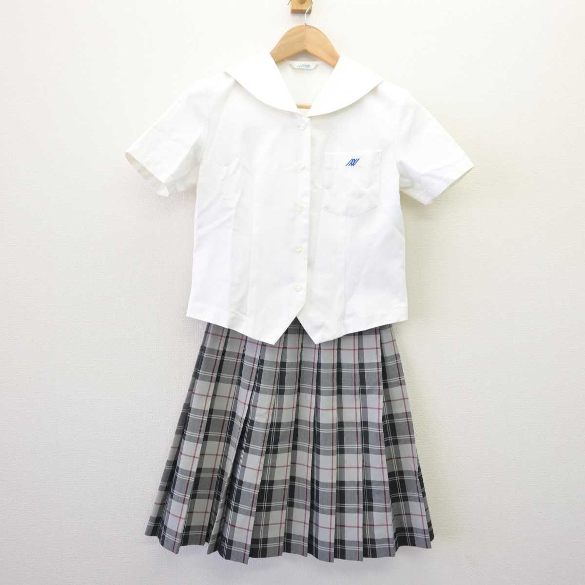 【中古】富山県 新川高等学校 女子制服 2点 (ブラウス・スカート) sf069120 | 中古制服通販パレイド