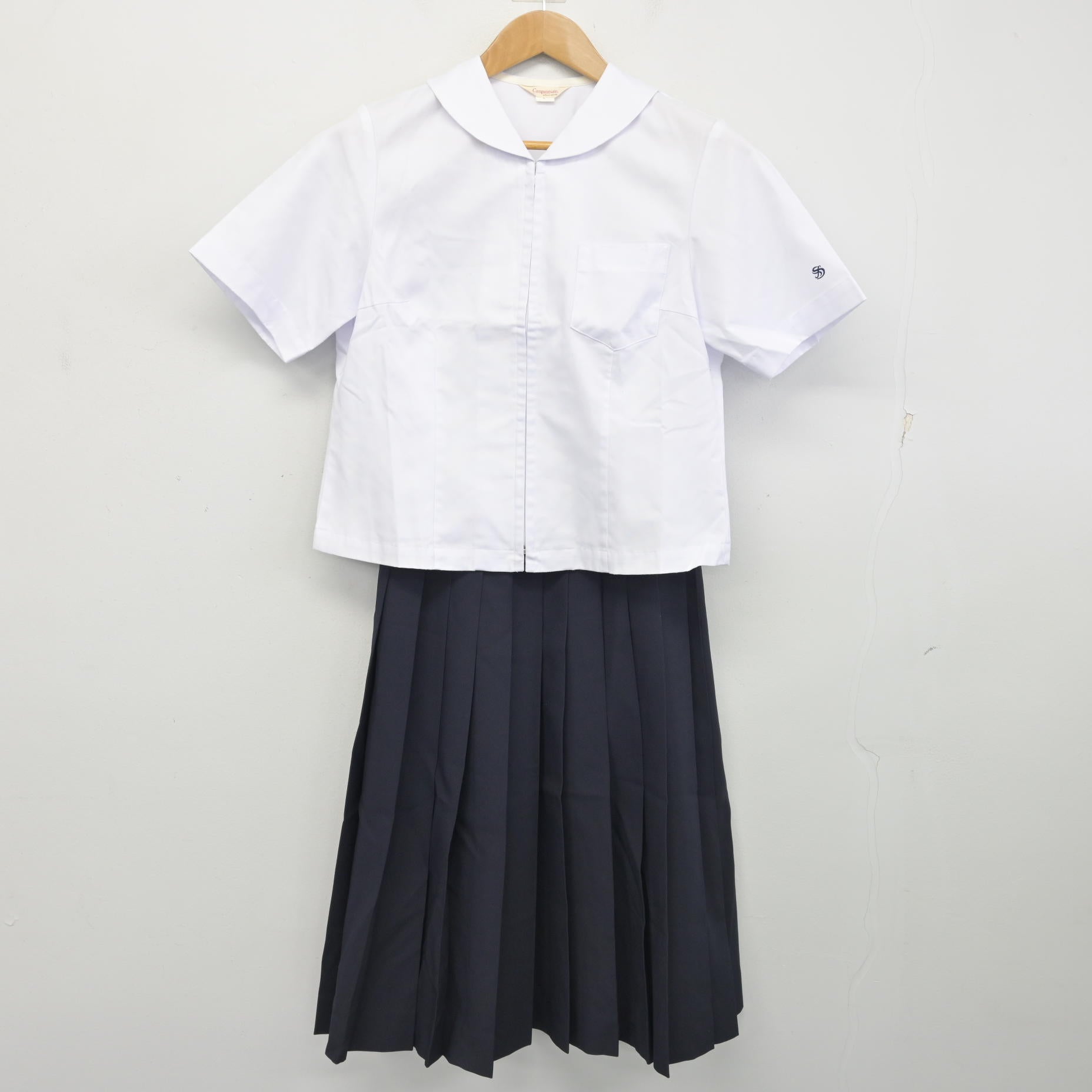 【中古】富山県 新庄中学校 女子制服 2点 (ブラウス・スカート) sf091718 | 中古制服通販パレイド