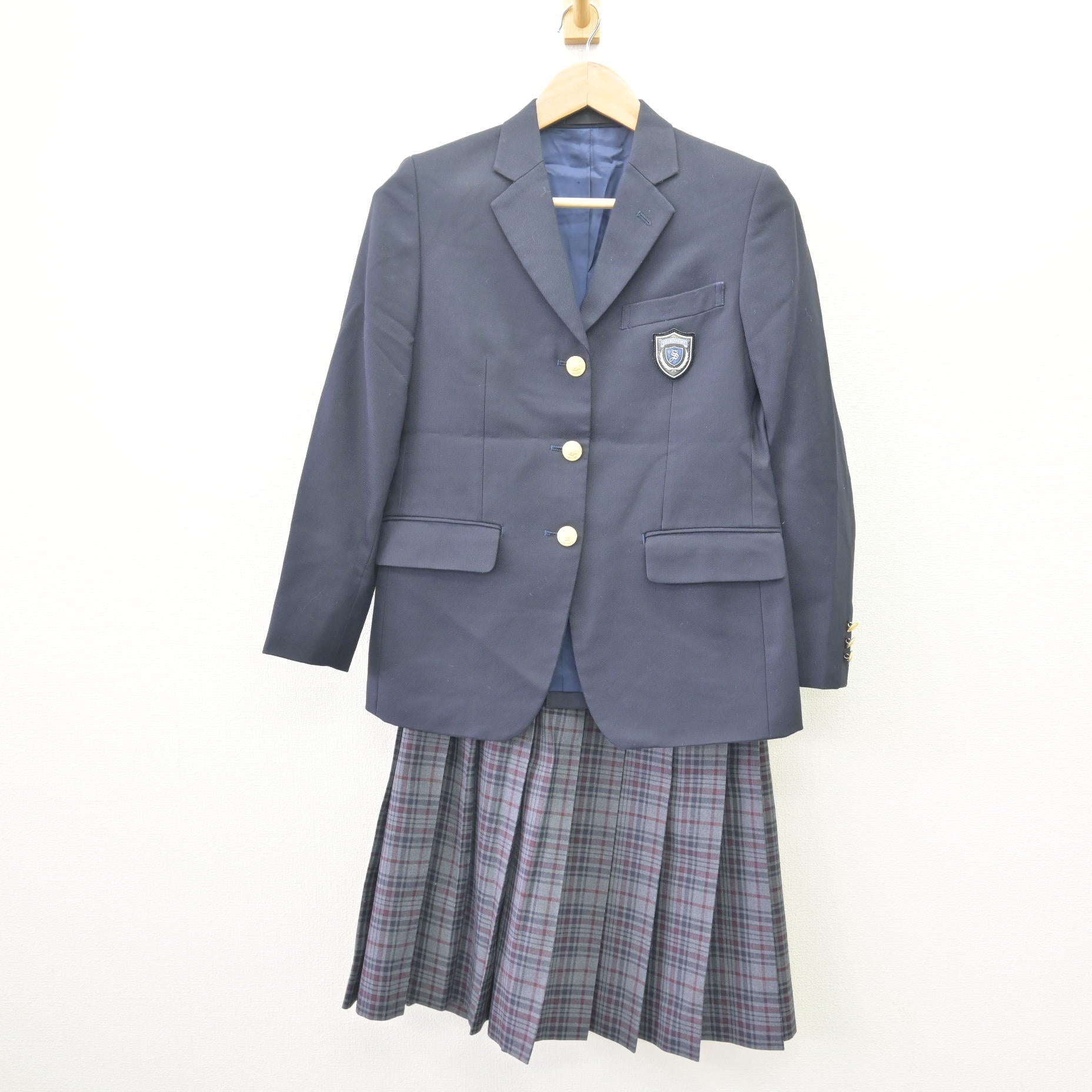 【中古】東京都 城山中学校 女子制服 2点 (ブレザー・スカート) sf110620 | 中古制服通販パレイド