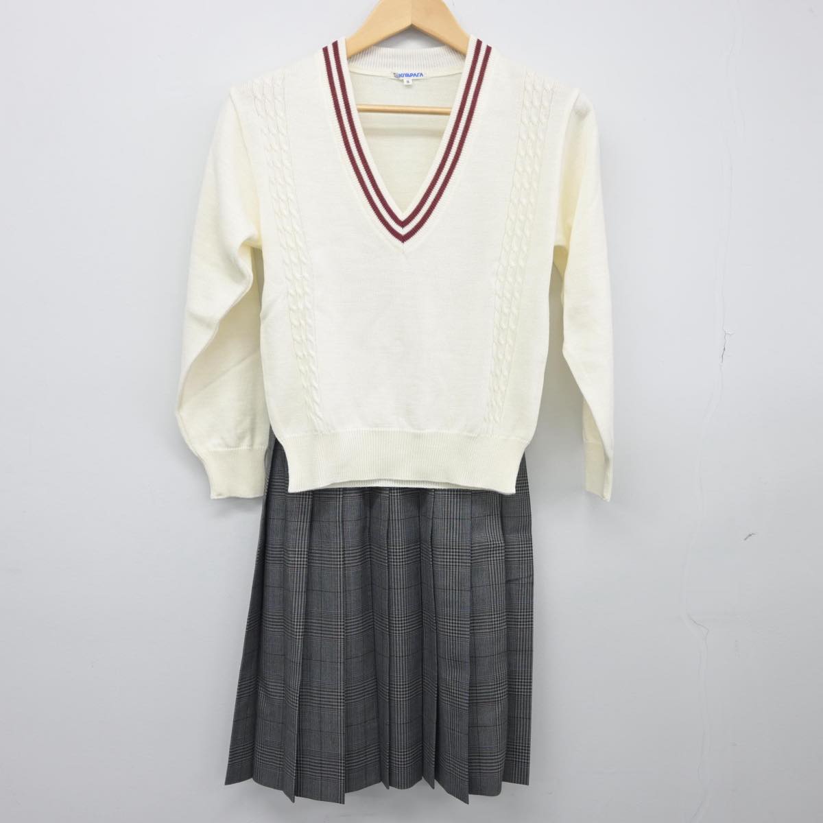 【中古制服】静岡県 立川根高等学校 女子制服 3点（ニット・シャツ・スカート）sf028136【リサイクル学生服】 | 中古制服通販パレイド