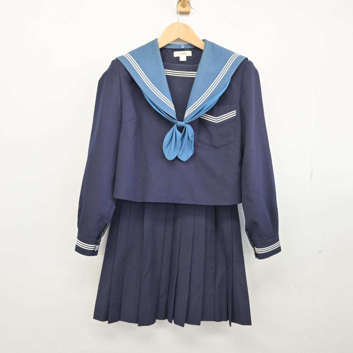 【中古】大阪府 清水谷高等学校 女子制服 3点（セーラー服・スカート）sf031273 | 中古制服通販パレイド